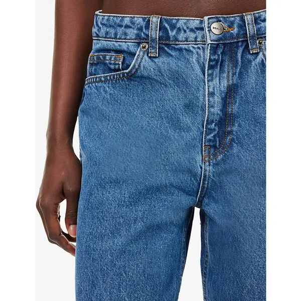 SKALL STUDIO Willow Wide-leg Mid-rise Denim Jeans