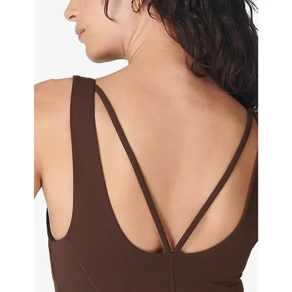 Sweaty Betty Sculpting Stretch-woven Tank Top