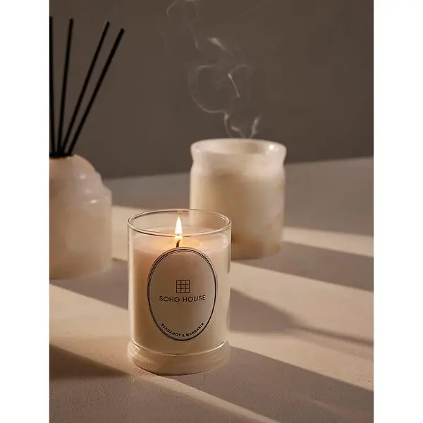SOHO HOME Bergamot & Mandarin Zest Marble Scented Candle 250g