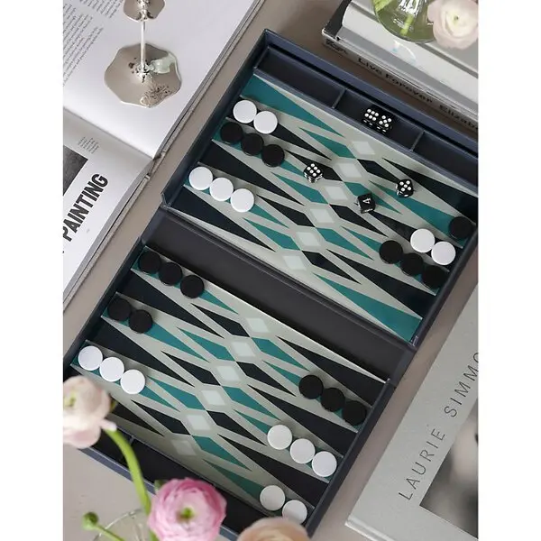 PRINTWORKS Classic Backgammon Coffee-table Game Set