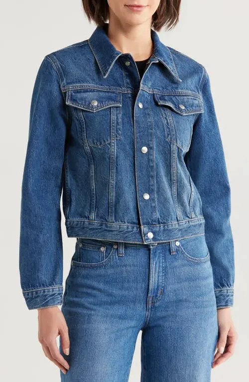 RE/DONE Baby Trucker Denim Jacket - Faded Rider
