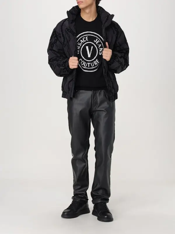 Versace Embroidered Logo Sweater