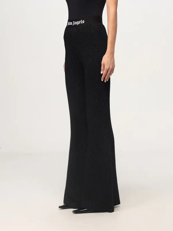 Palm Angels Glitter Flare Pants