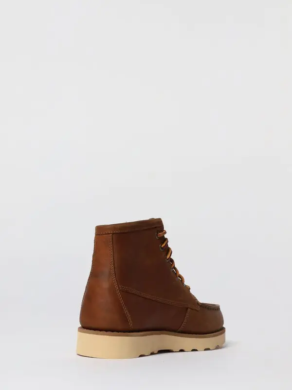 SEBAGO Leather Lace-up Boots - Camel