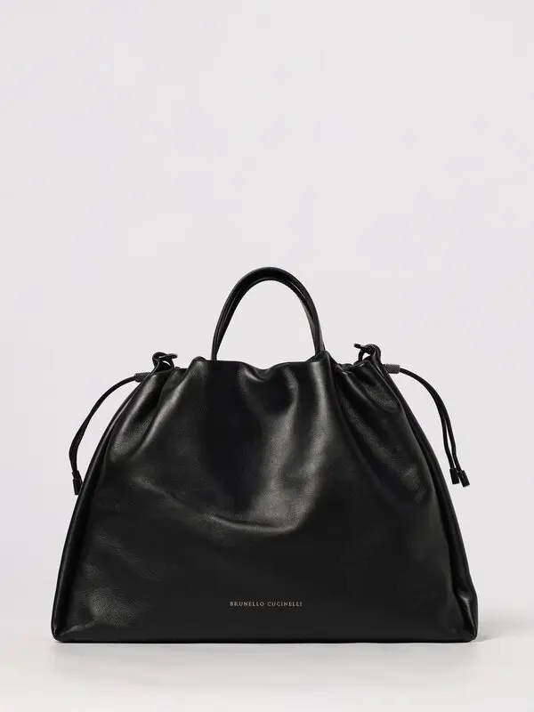 Brunello Cucinelli Leather Handbag - Black