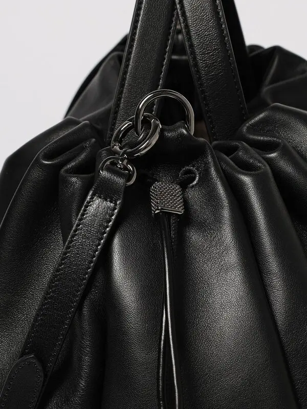 Brunello Cucinelli Leather Handbag - Black
