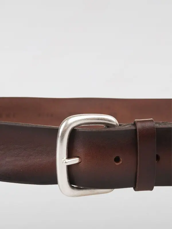 ORTIGNI Leather Belt - Brown