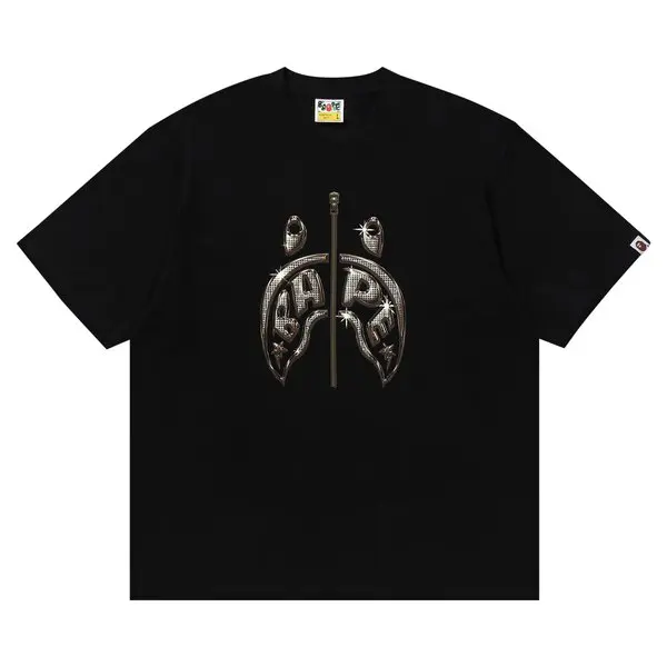 A BATHING APE Mad Shark Photo Print Relaxed Fit Tee