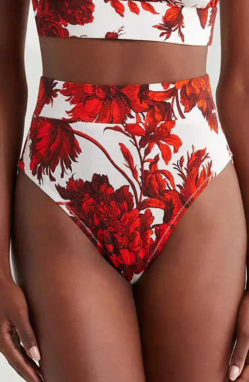 KILO BRAVA High Waist Lounge Briefs - Chippendale Floral