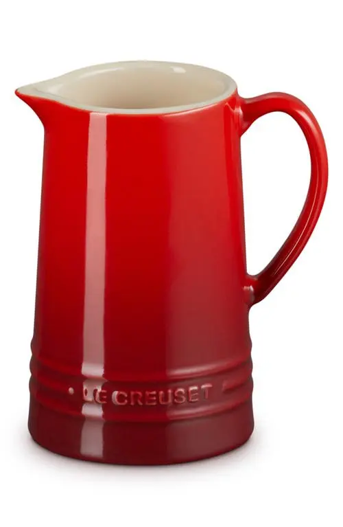 LE CREUSET Small Stoneware Pitcher - Cerise