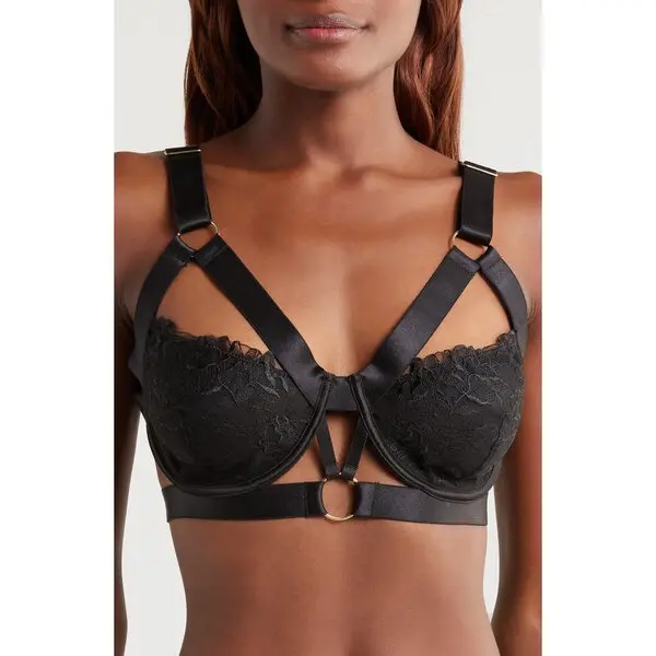 KILO BRAVA Lace Underwire Bra - Black