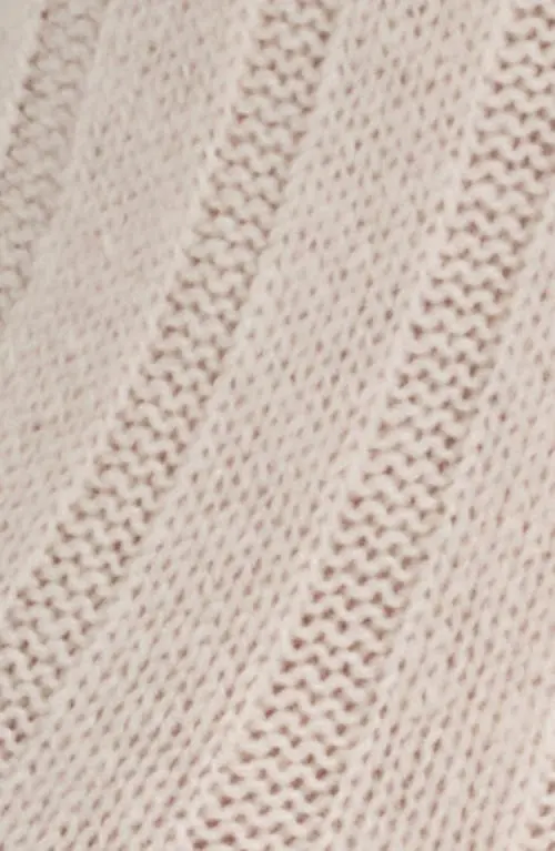 Nordstrom Rib Cashmere Blend Crew Socks - Ivory