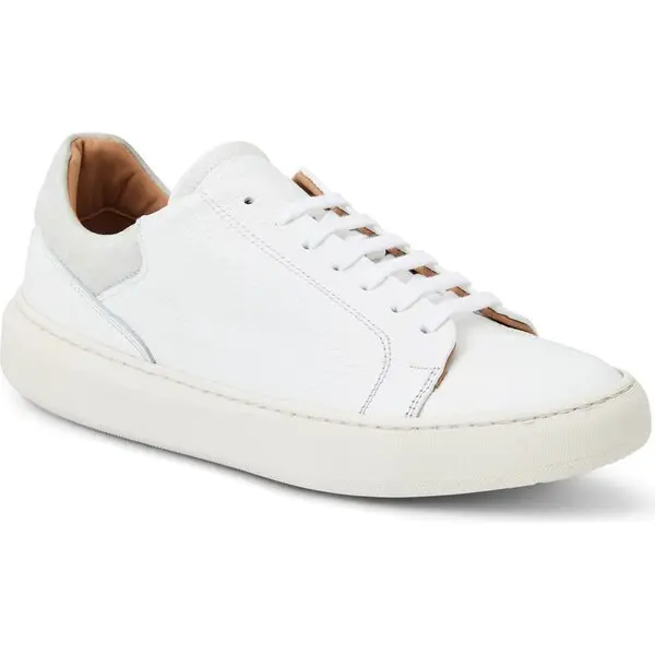 Bruno Magli Salvatore Sneaker - White Tumbled