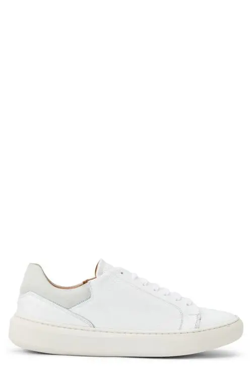 Bruno Magli Salvatore Sneaker - White Tumbled