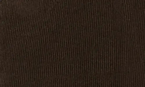 Mango Regular Fit Straight Leg Corduroy Pants - Chocolate