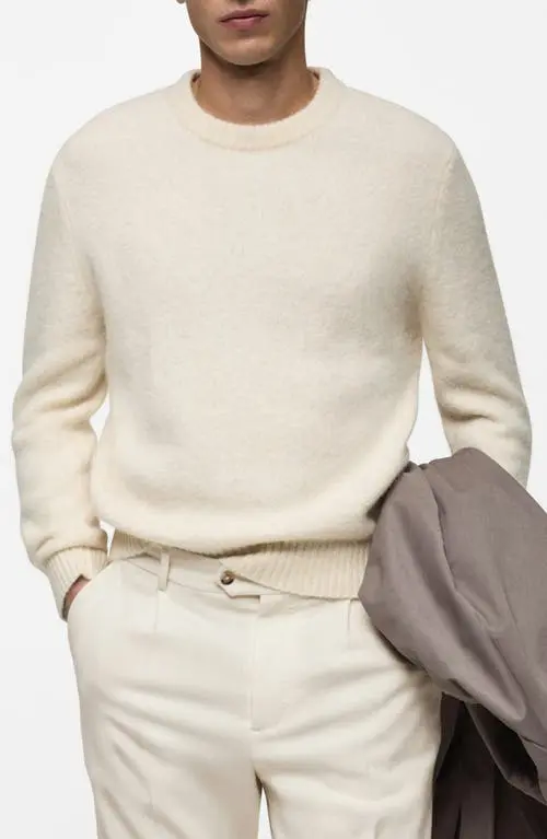 Mango Crewneck Knit Sweater