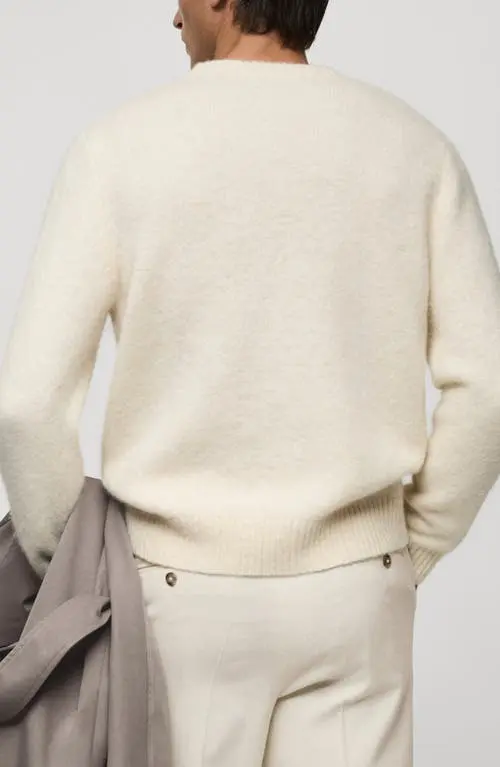 Mango Crewneck Knit Sweater