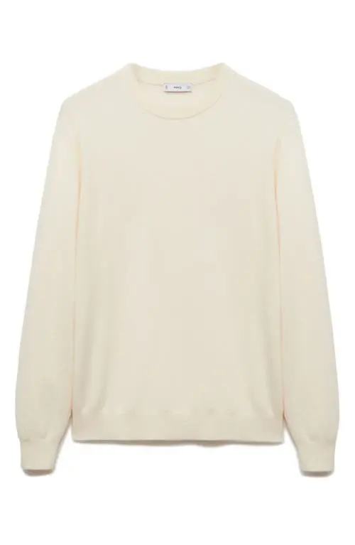 Mango Crewneck Knit Sweater