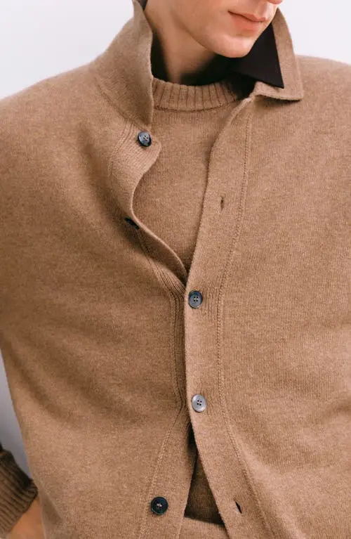Mango Polo Collar Cardigan