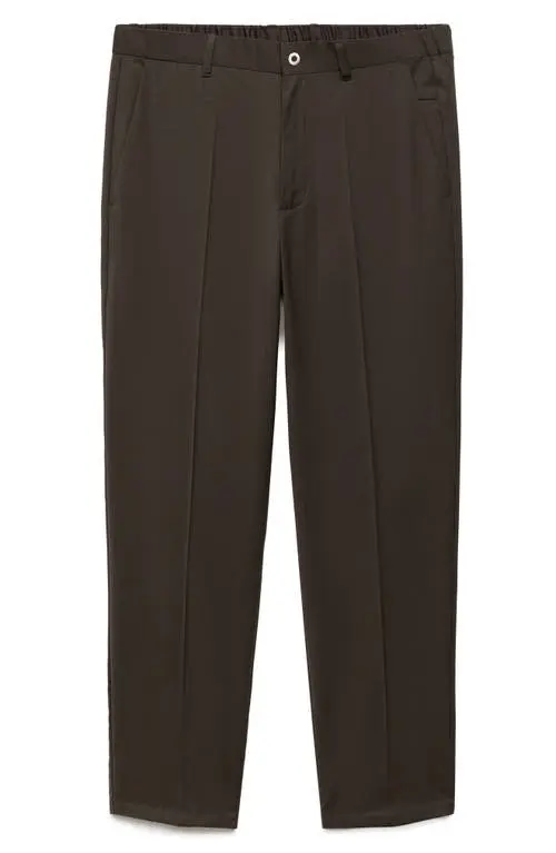 Mango Slim Fit Coolmax® Straight Leg Trousers