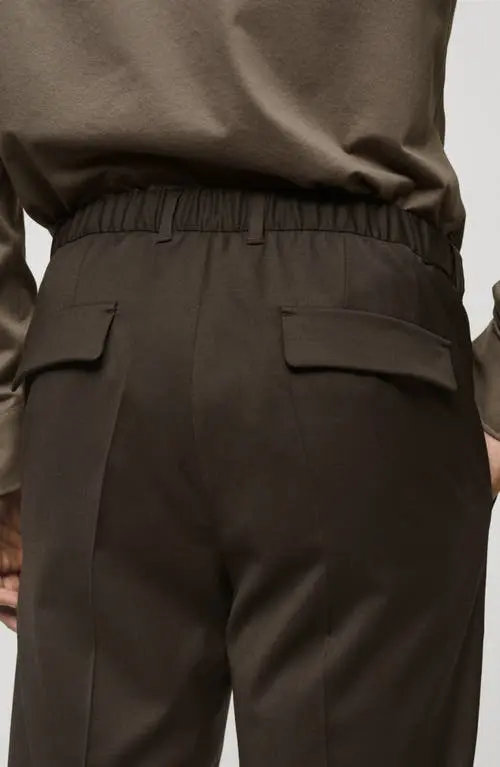 Mango Slim Fit Coolmax® Straight Leg Trousers