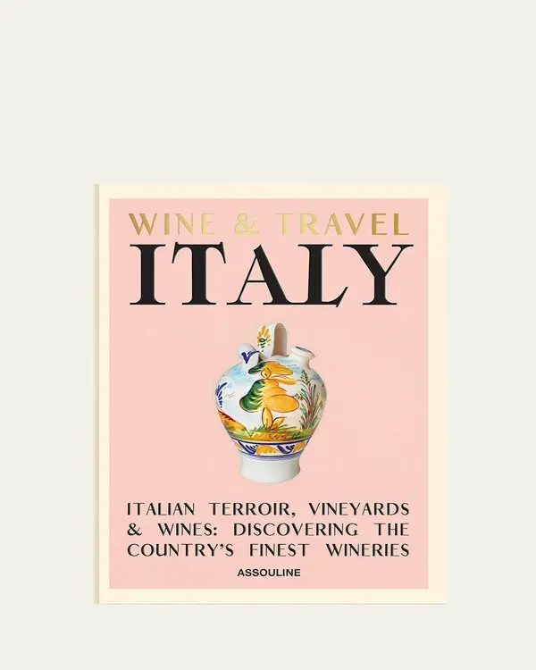 Assouline Wine & Travel Italy" Book Enrico Bernardo - One-color