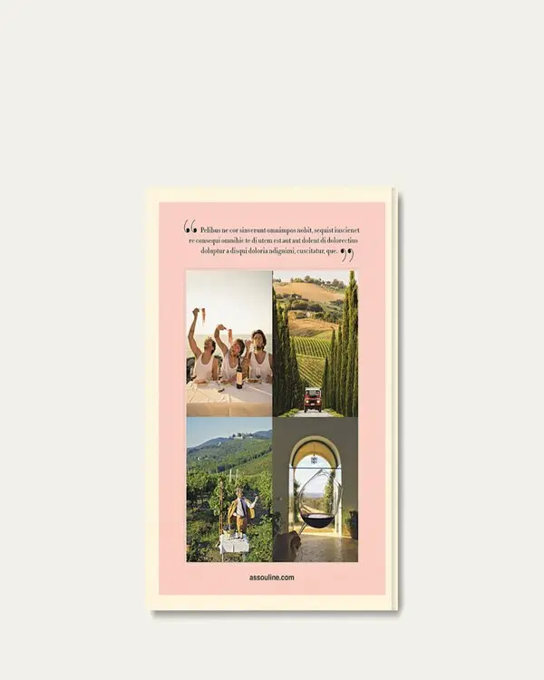 Assouline Wine & Travel Italy" Book Enrico Bernardo - One-color