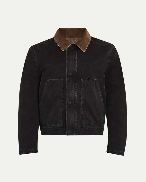 Saint Laurent Canvas Work Jacket