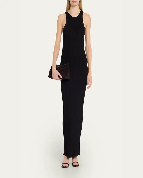 TOTEME T-lock Clutch Bag - Espresso