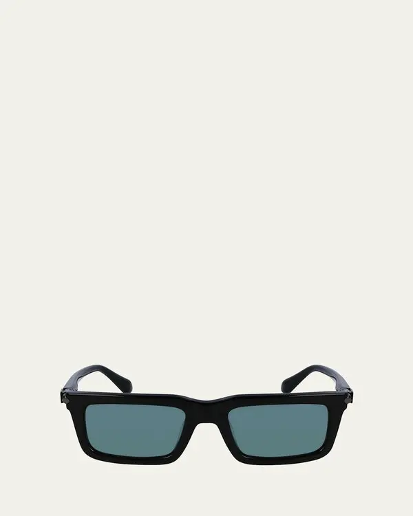 FERRAGAMO Prisma Rectangle Sunglasses - Black