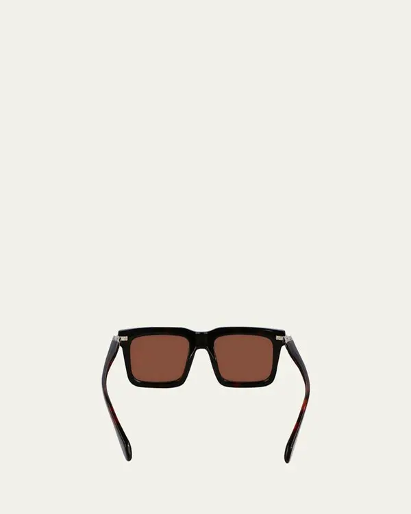 FERRAGAMO Prisma Rectangle Sunglasses - Dark Tortoise