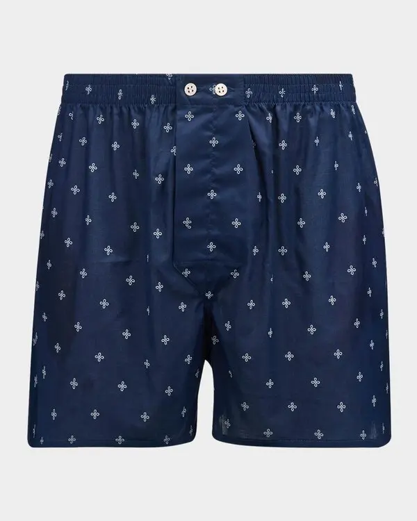 Derek Rose Apos;s Nelson Micro-print Boxer Short