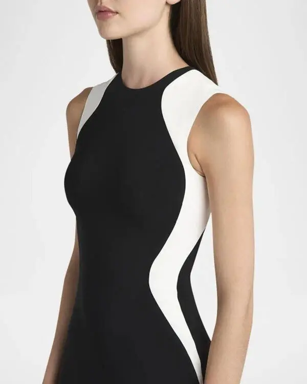 Stella McCartney Miracle Colorblock Mini Dress