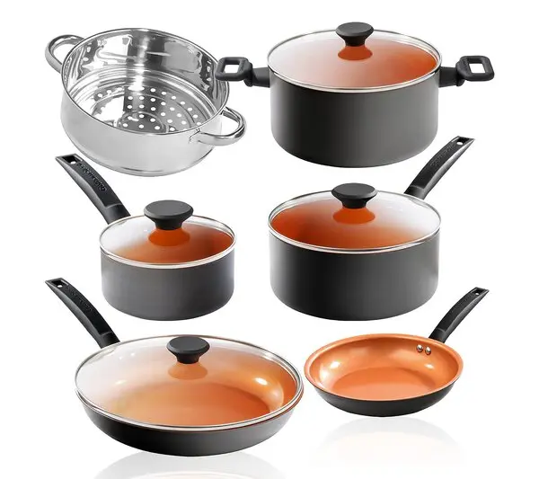 GOTHAM STEEL Pro Premier 10 Piece Nonstick Cook Ware Set - One-color