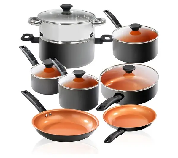 GOTHAM STEEL Pro Premier 13 Piece Nonstick Cook Ware Set - One-color