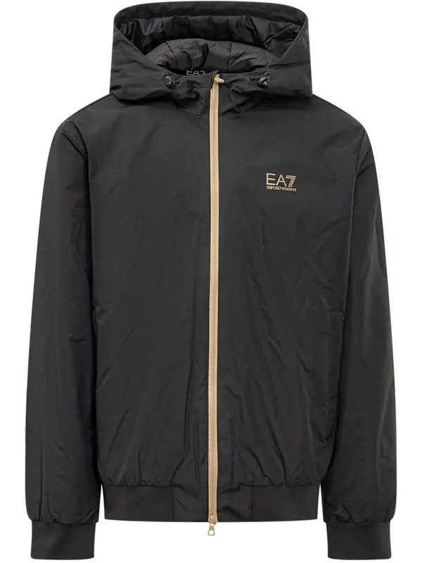 Emporio Armani Logo-print Zip-up Jacket