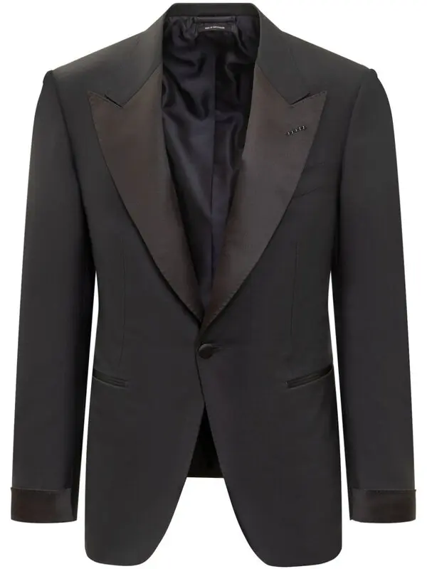 TOM FORD Wool Blazer - Black