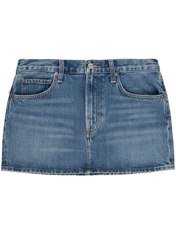 AGOLDE Alek Mini Denim Skirt