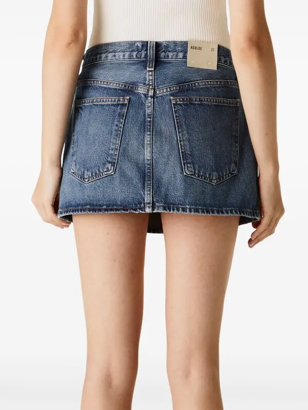 AGOLDE Alek Mini Denim Skirt
