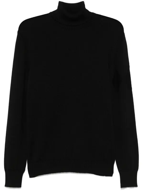 BALLANTYNE Turtleneck Wool Sweater - Black