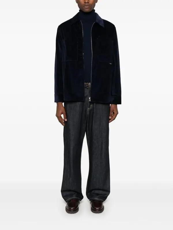 BALLANTYNE Turtleneck Wool Sweater - Blue