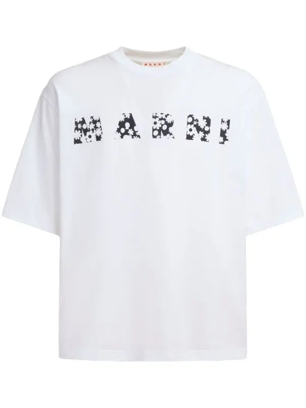 Marni Logo-print T-shirt - White