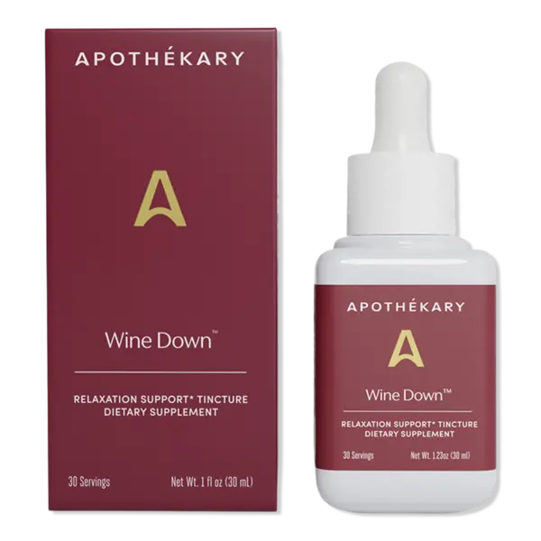 APOTHEKARY Wine Down Relaxation Support Tincture - One-color