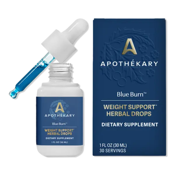 APOTHEKARY Blue Burn Metabolic & Weight Support Tincture - One-color
