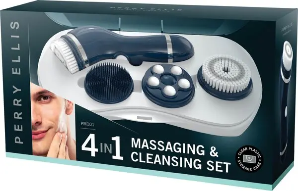 Perry Ellis S 4-in-1 Massage & Facial Cleaning Device