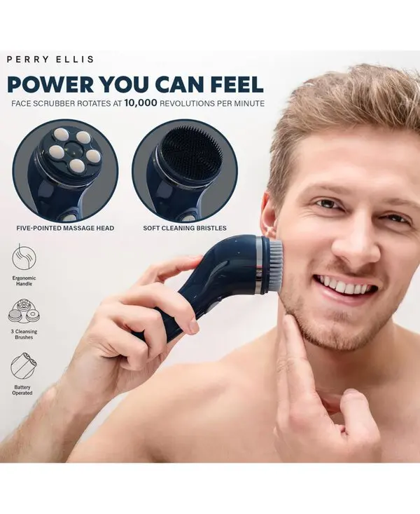 Perry Ellis S 4-in-1 Massage & Facial Cleaning Device
