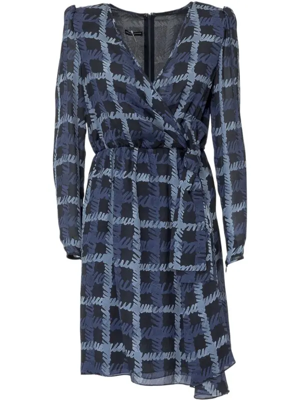 Emporio Armani Check-pattern Dress