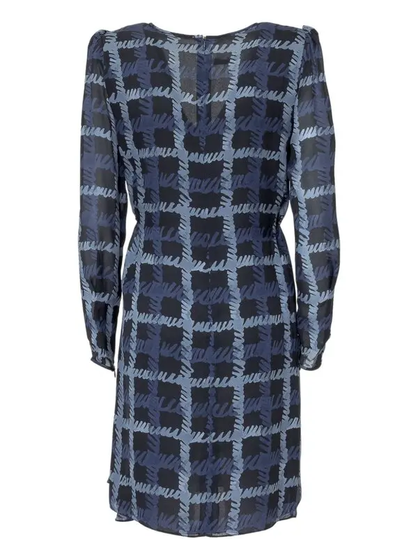 Emporio Armani Check-pattern Dress