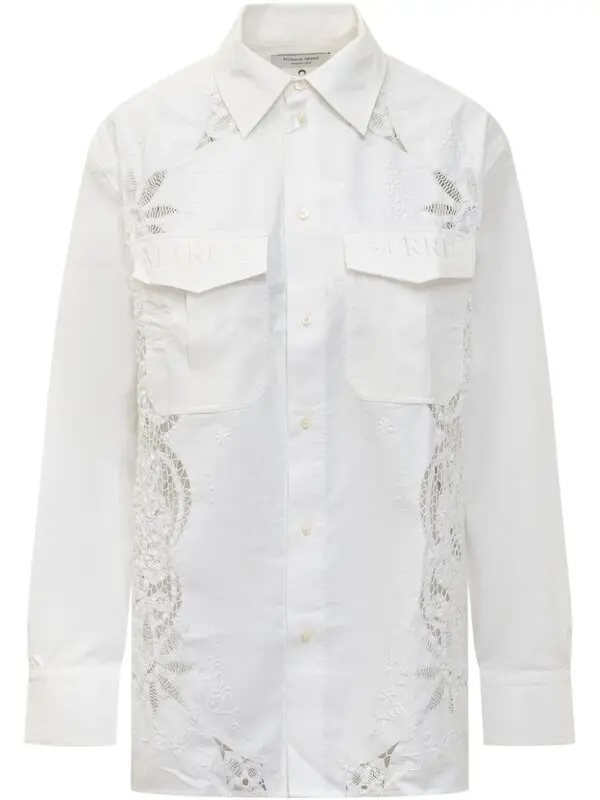 MARINE SERRE Chest-pocket Shirt