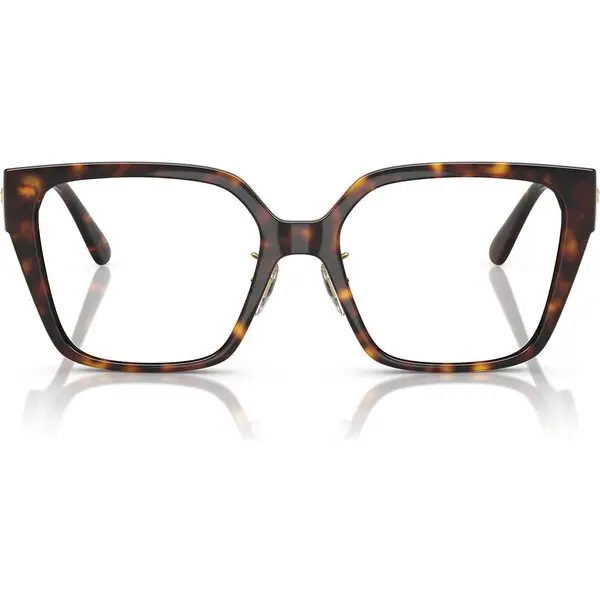 Versace 54mm Square Optical Glasses - Havana